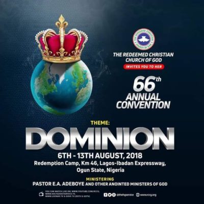 RCCG 66th Annual Convention 2018 (Live Broadcast HERE) » FLATIMES