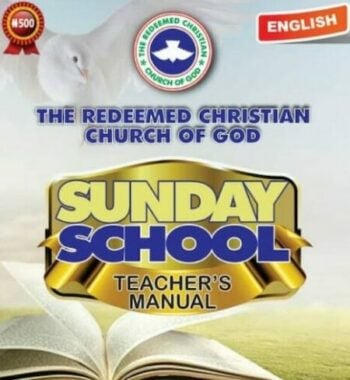 RCCG Sunday School Teacher Manual 18 December 2022: Divine Leading And ...