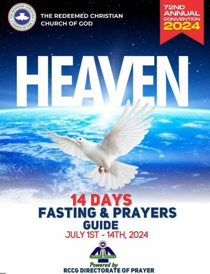 RCCG 14 Days Prayer And Fasting Guide 5 July 2024 » FLATIMES