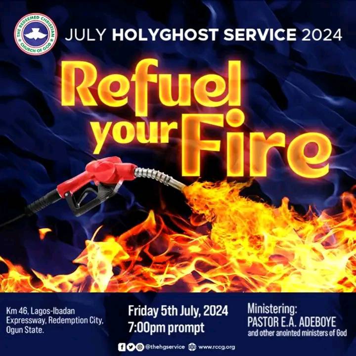 RCCG Holy Ghost Service July 2024 LIVE » FLATIMES